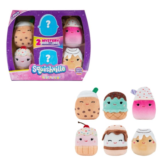 Squishmallows | Toys | New 2 Squishville By Squishmallows Sweet Tooth ...